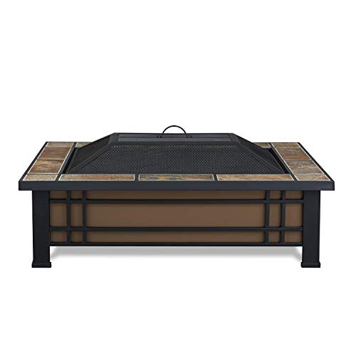 Real Flame 946-NST 946 Hamilton Fire Pit, Black