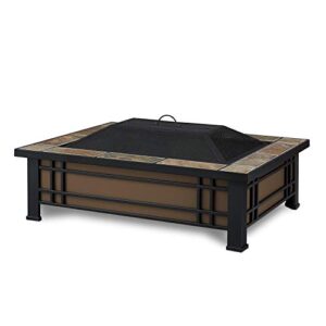 Real Flame 946-NST 946 Hamilton Fire Pit, Black