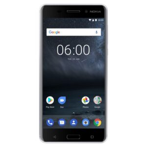 nokia 6 ta-1025 32gb unlocked gsm android w/ 16mp camera - silver