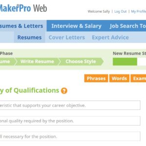 ResumeMaker Professional Web – Annual Subscription [Online Code]