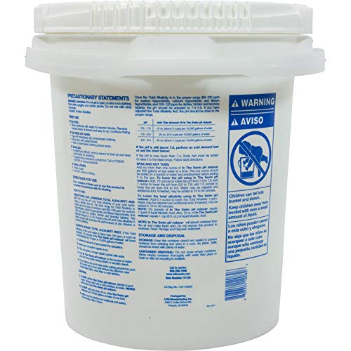 In The Swim pH Reducer - Muriatic Acid Alternative for Pools, Spas, and Hot Tubs - Prevents Cloudy Water - 50 Pounds