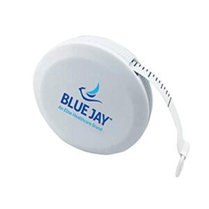 blue jay an elite healthcare brand measure it measuring tape for body measurements with plastic outer case | crafted with fiberglass and locks open | 6 ft