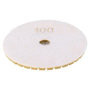 uxcell 3-inch Diamond Wet Polishing Pad Grit 100 10pcs for Granite Concrete Marble