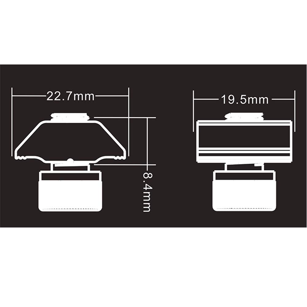 Smarkey Solar Panel Mounting Bracket Screw Hardware Parts for or Van RV Boat Off Grid Roof PV Racking 4 Units 1.4inch