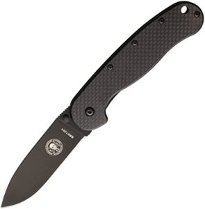 esee brk designed avispa framelock cf/black d2 brk1302cfb