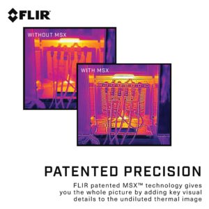 FLIR ONE Pro - iOS - Professional Grade Thermal Camera for Smartphones - with VividIR and MSX Image Enhancement Technology