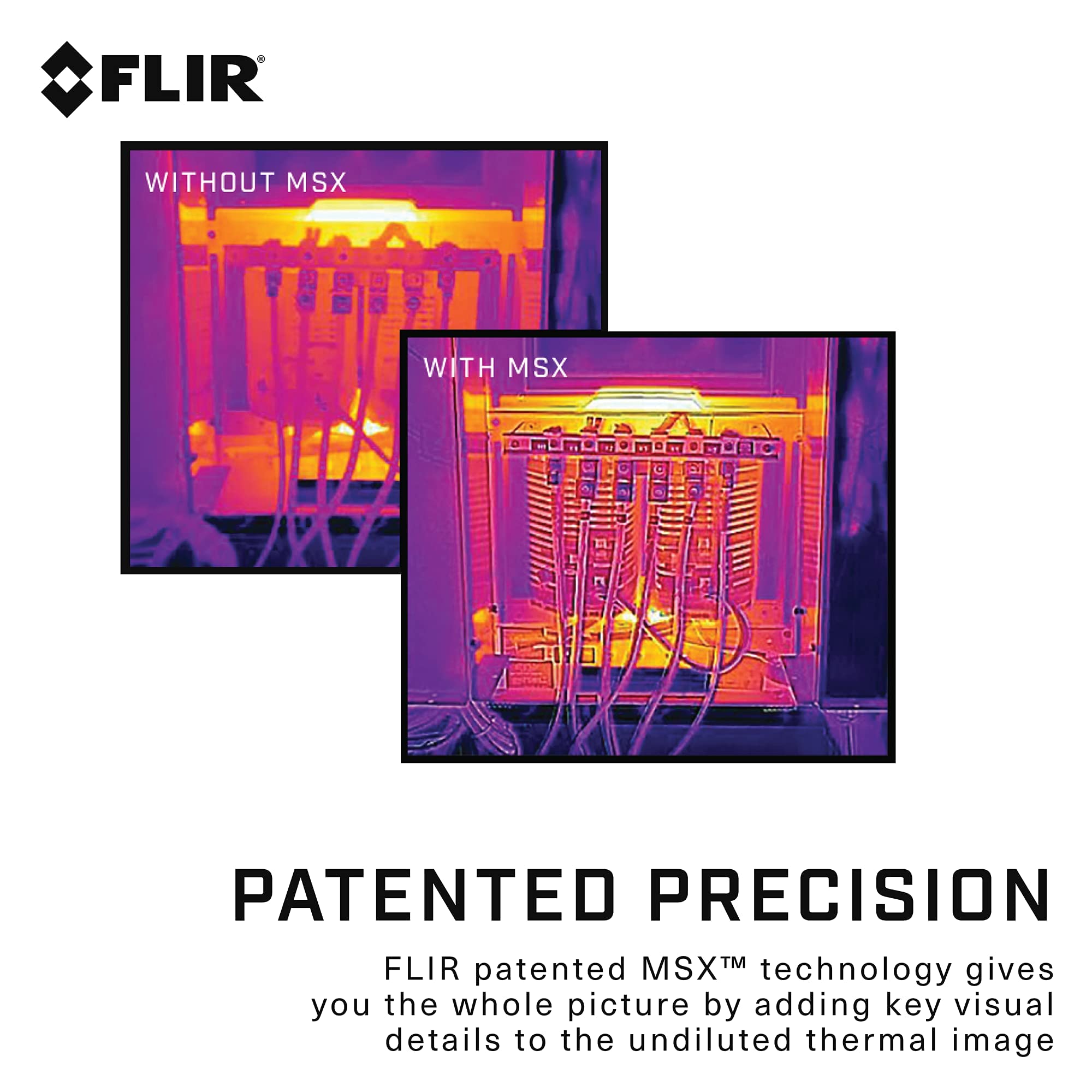 FLIR ONE Pro - iOS - Professional Grade Thermal Camera for Smartphones - with VividIR and MSX Image Enhancement Technology