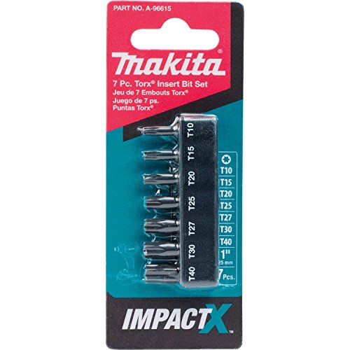 Makita A-96615 Impactx 7 Piece Torx 1″ Insert Bit Set