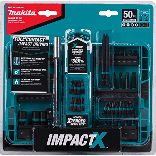 Makita A-98348 50 Piece Impactx Driver Bit Set