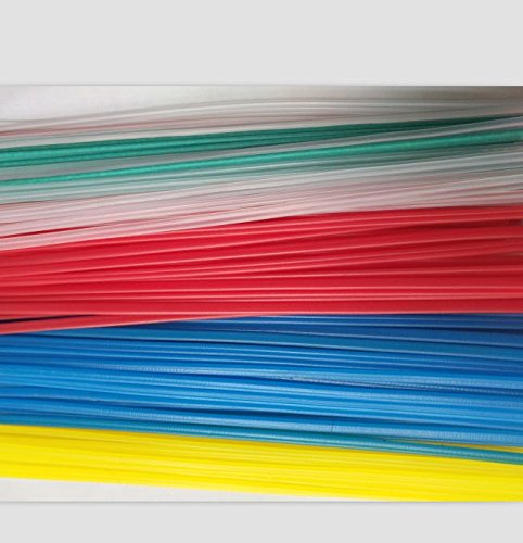 50PCS Yellow/Red/Green/Blue/Transparent PP plastic welding rods PP welder rods for hot air gun 1pc=25cm length