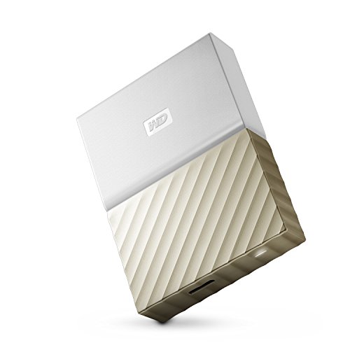 WD 3TB White-Gold My Passport Ultra Portable External Hard Drive - USB 3.0 - WDBFKT0030BGD-WESN (Old Generation)