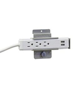 storewall power strip slatwall bracket set