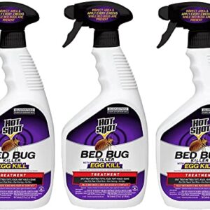 Hot Shot Bed Bug Killer with Egg Kill Treatment, 32 Ounces (Pack of 3)