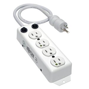 tripp lite safe-it medical-grade power strip, 4 15a hospital-grade outlets, 7ft. cord, ul 1363a, (ps-407-hg-oem)