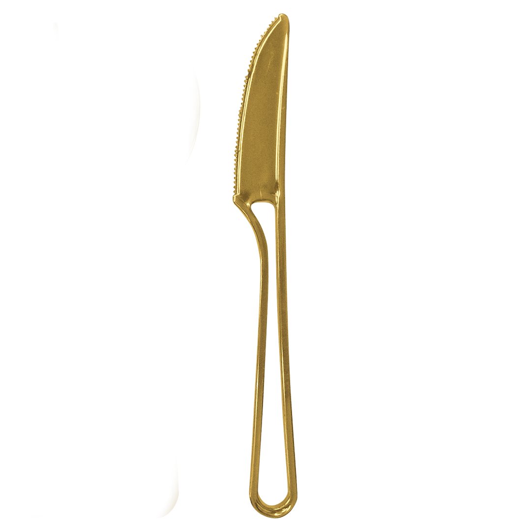 DecorLine Gold Knives | Modern Collection | Pack of 20