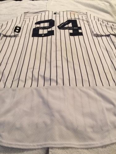 New York Yankees Gary Sanchez Signed Inscribed Game Used 1st Rbi Jersey Steiner - MLB Game Used Jerseys