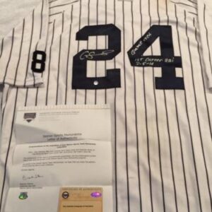 New York Yankees Gary Sanchez Signed Inscribed Game Used 1st Rbi Jersey Steiner - MLB Game Used Jerseys