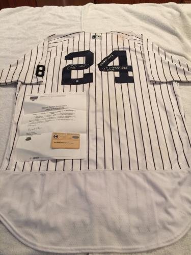 New York Yankees Gary Sanchez Signed Inscribed Game Used 1st Rbi Jersey Steiner - MLB Game Used Jerseys