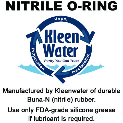 KleenWater O-Rings Compatible with Culligan OR-34 and Water Filter Housings HF-360A/HF-150A, Qty(2)