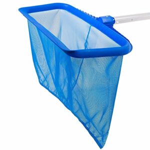 xtremepowerus swimming pool deep bag leaf rake, heavy duty (90095)