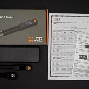 LCR Research Pro1 Plus - 100KHz LCR Meter with 0.1% Accuracy/LED Tester/ESR Meter/Smart SMD Tweezers