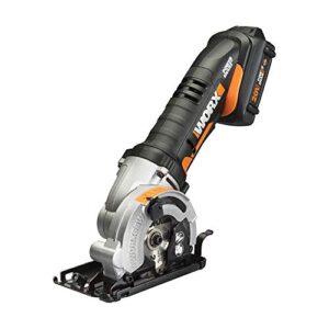 worx wx523l 20v power share worxsaw 3-3/8" cordless compact circular saw