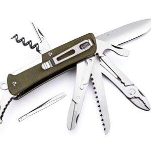 Ruike Multifunctional Knive, Green, G10 (M51-G)