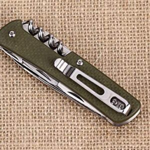 Ruike Multifunctional Knive, Green, G10 (M51-G)