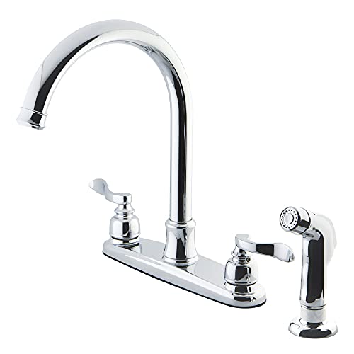 Kingston Brass FB7791NFLSP Nuwave French 8-inch Centerset Kitchen Faucet, Chrome