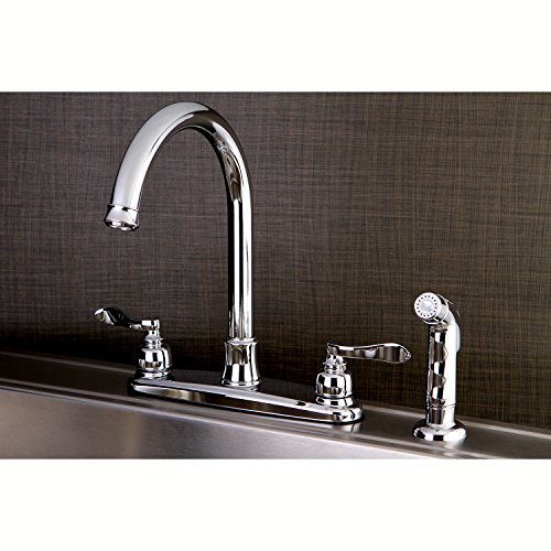 Kingston Brass FB7791NFLSP Nuwave French 8-inch Centerset Kitchen Faucet, Chrome