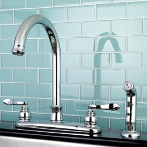 Kingston Brass FB7791NFLSP Nuwave French 8-inch Centerset Kitchen Faucet, Chrome