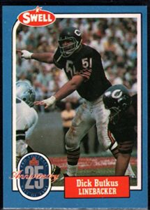 football nfl 1988 swell greats #36 dick butkus bears