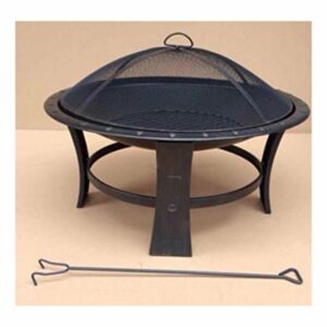 shinerich industrial srfp11637 round fire pit