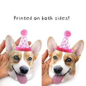 Corgis Garland, dog birthday party banner decoration, Made in USA, Best Quality