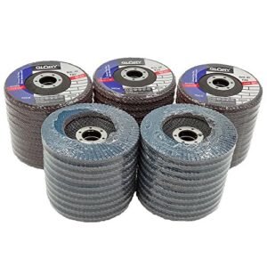 premium zirconia flap disc 4-1/2" x 7/8" 40 grit pack of 50