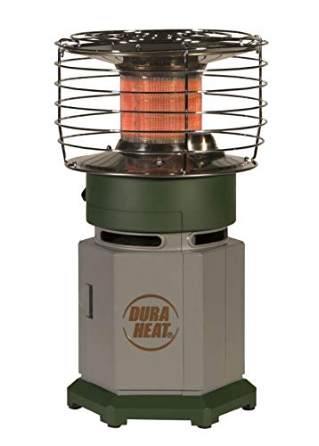 Dura Heat LP10-360 Single Tank Portable 360 Degree Indoor Outdoor Propane Heater, 10,000 BTU