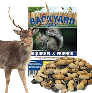 backyard seeds squirrel, deer feed & wildlife mix 20 pounds