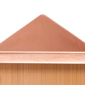 4x4 Post Point Cap - Solid Copper (3-1/2" x 3-1/2")