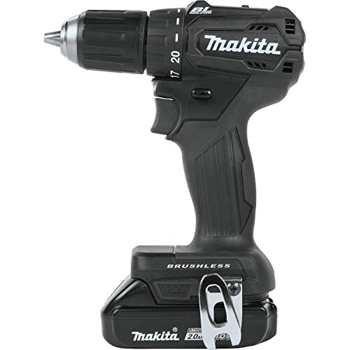 Makita XFD11R1B 18V LXT Lithium-Ion Sub-Compact Brushless Cordless 1/2" Driver-Drill Kit (2.0Ah)