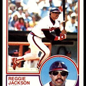 1983 Topps #500 Reggie Jackson NM-MT California Angels Baseball