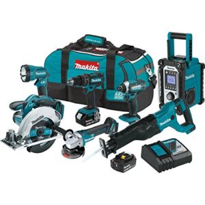 makita xt704 18v lxt lithium-ion cordless 7-pc. combo kit (3.0ah)