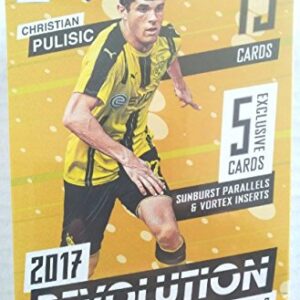 2017 PANINI REVOLUTION SOCCER 15 BASE CARD HANGER BOX LOOK TEEN SENSATION CHRISTIAN PULISIC ROOKIE CARD & FOR EXCLUSIVE INSERTS! SUPERSTARS MESSI, NEYMAR, RONALDO & MORE! SHIPS FROM USA