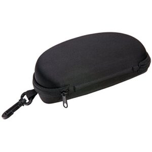 NoCry Storage Case for Safety Glasses with Felt Lining, Reinforced Zipper and Handy Belt Clip