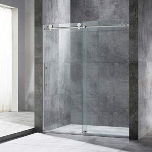 woodbridge mbsdc6076 shower door, 60"x76", brushed nickel