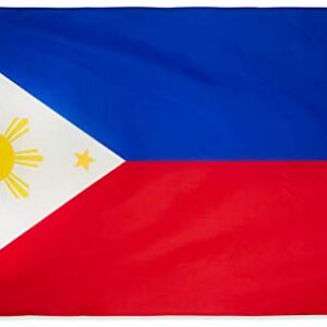 DANF Philippines Flag 3x5 Foot Filipino Philippine National Flags Polyester with Brass Grommets 3 X 5 Ft