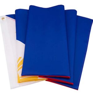 DANF Philippines Flag 3x5 Foot Filipino Philippine National Flags Polyester with Brass Grommets 3 X 5 Ft