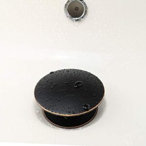 Purelux Bathroom Faucet Vessel or Vanity Sink Spring Pop Up Drain Stopper With Overflow, Oil Rubbed Bronze, Fits 1-3/4" Drain Hole