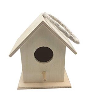 Oojami Design Your Own Wooden Birdhouses 12 Bird House Bulk (Modern)