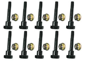 the rop shop (10 shear pins & bolts for honda hs724, hs80, hs828, hs928 snow thrower blowers