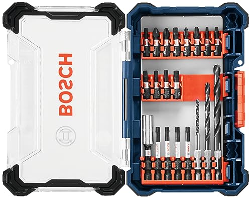 BOSCH DDMS40 40-Piece Assorted Impact Tough Drill Drive Custom Case System Set for Drilling and Driving Applications